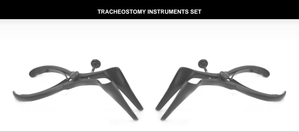 TRACHEOSTOMY INSTRUMENTS SET, BỘ DỤNG CỤ PHẪU THUẬT MỞ KHÍ QUẢN – VSA